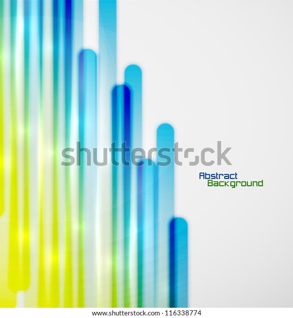 Abstract Background Straight Smooth Color Lines Stock Vector (Royalty ...