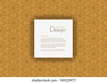 Abstract Background Text Box Individual Pattern Stock Vector (Royalty ...