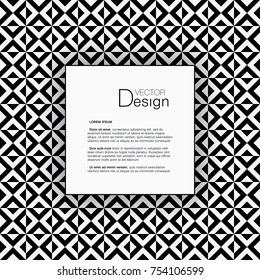 Abstract Background Text Box Individual Pattern Stock Vector (Royalty ...