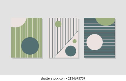 Abstract Background Vector Set Home Wall Stock Vector (Royalty Free ...
