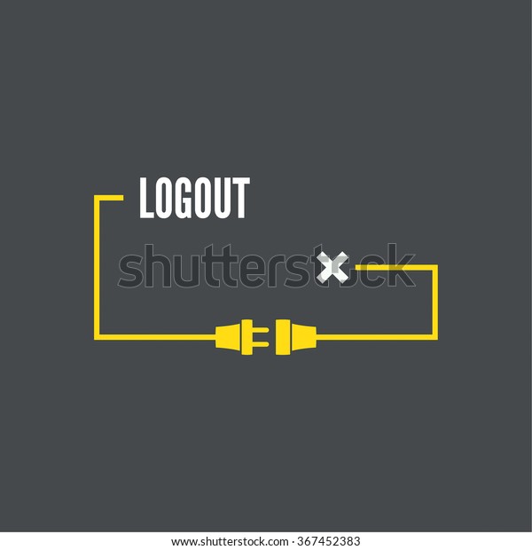 Abstract Background Wire Plug Socket Stock Vector Royalty Free