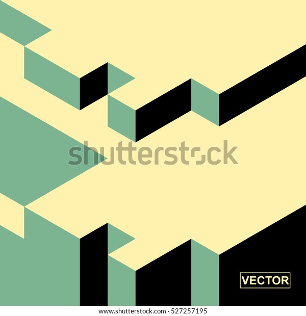 Abstract Backgroundisometric Cover Design Architecture Book Stock ...