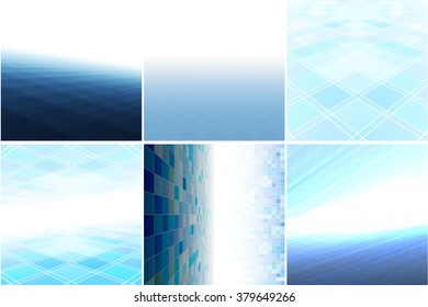 Abstract Backgrounds Perspective Blue Concept Vector Stock Vector ...