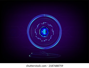 Abstract Backgrounds Wallpaper Icon Technology Element Stock Vector