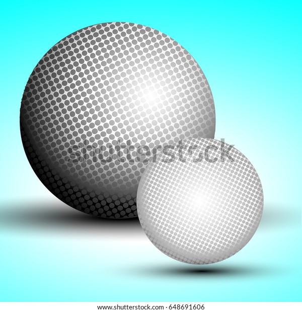 Abstract Balls Wave Background Advertising Vector Stock Vector (Royalty ...