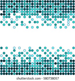 Abstract Banner Design Cyan Vector Background Stock Vector (Royalty ...