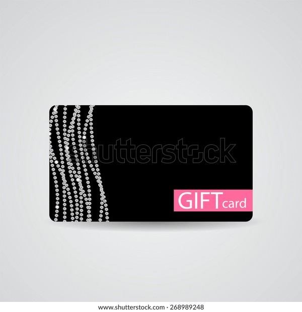 Abstract Beautiful Diamond Gift Card Design Stock Vector (Royalty Free ...