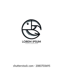 Abstract Bird Logo Design Vector Stock Vector (Royalty Free) 2083703695 ...