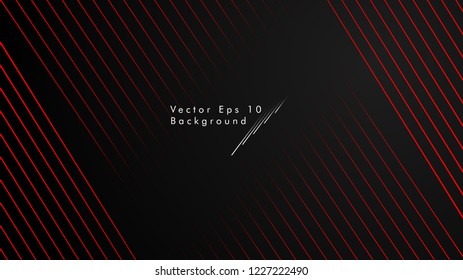 Abstract Black Background Diagonal Lines Red Stock Vector (Royalty Free ...