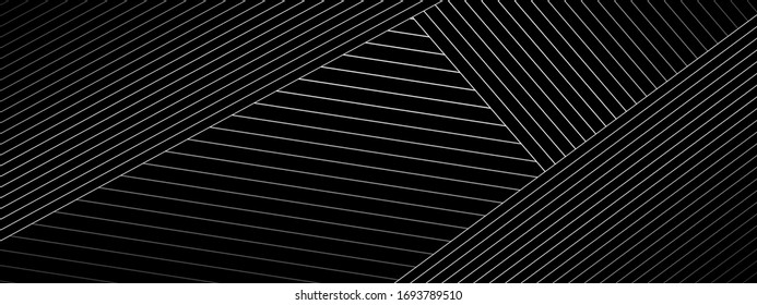 Abstract Black Background Diagonal Lines Modern Stock Vector (Royalty ...