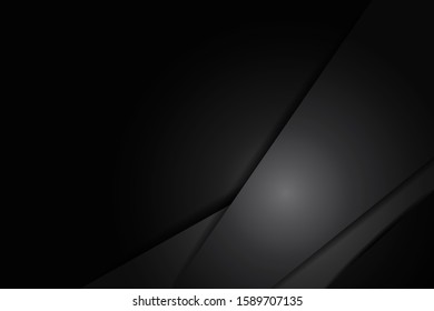 Abstract Black Background Layer Design Text Stock Vector (Royalty Free ...