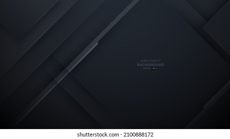 Abstract Black Background Lines Shadow Vector Stock Vector (Royalty ...