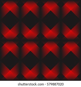 Abstract Black Background Red Line Geometric Stock Vector (Royalty Free ...