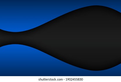 Abstract Black Blue Wave Vector Header 库存矢量图（免版税）1823344562 | Shutterstock