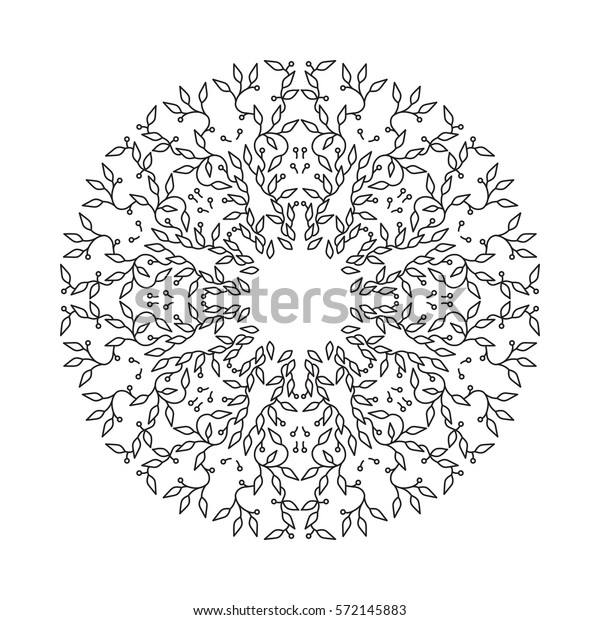 Abstract Black Color Frame Design Isolated Stock Vector (Royalty Free ...