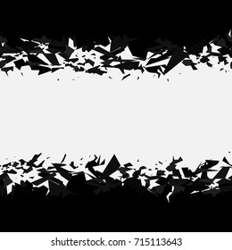 Abstract Black Explosion On White Background Stock Vector (Royalty Free ...