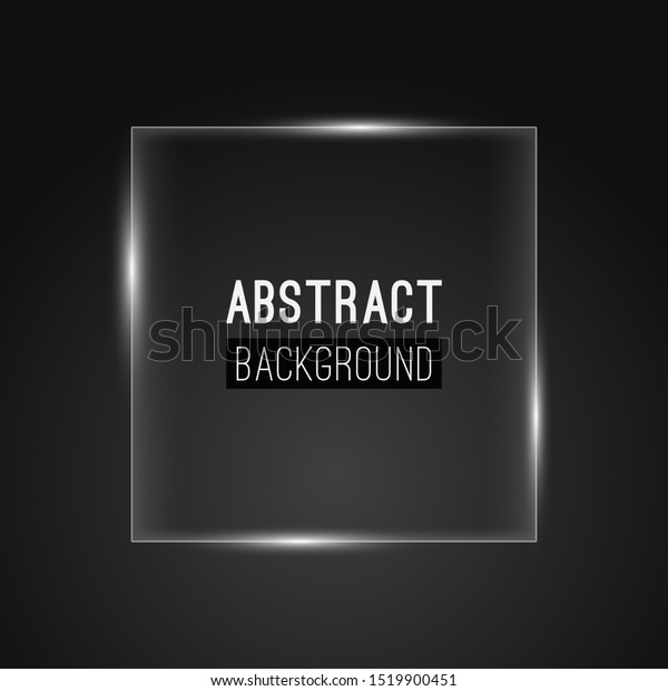 Abstract Black Glass Background Design Vector Stock Vector (Royalty ...