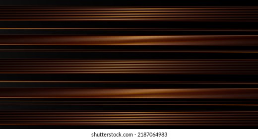 Abstract Black Gold Background Lines Design Stock Vector (Royalty Free ...