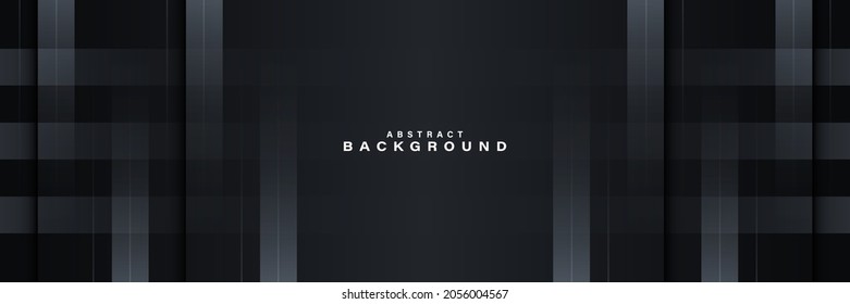 Abstract Black Gray Geometric Shapes Background Stock Vector (Royalty ...