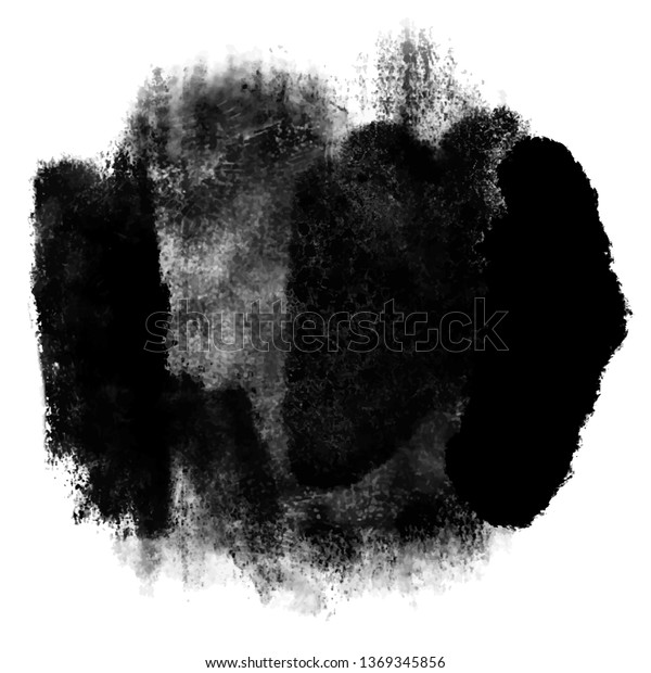 Abstract Black Ink Water Texture Background Stock Vector (Royalty Free ...