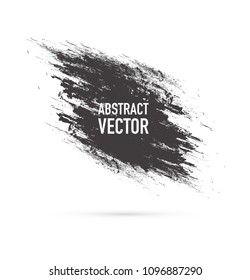 Abstract Black Paint Stock Vector (Royalty Free) 1096887290 | Shutterstock