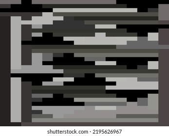 Abstract Black Pixel Art Background Vector Stock Vector (Royalty Free ...