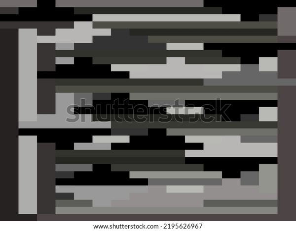 Abstract Black Pixel Art Background Vector Stock Vector (Royalty Free ...