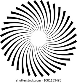 Abstract Black Spiral Element Stock Vector (Royalty Free) 1081133495