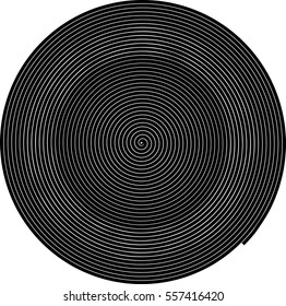 Abstract Black Spiral Vector Design Element Stock Vector (Royalty Free ...
