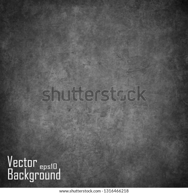 Abstract Black Vector Wall Vintage Grunge Stock Vector (Royalty Free ...