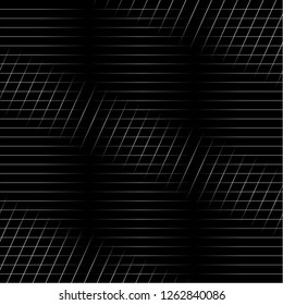 Abstract Black White Wave Grid Striped Stock Vector (Royalty Free ...