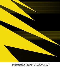 Abstract Black Yellow Background Design Template Stock Vector (Royalty ...