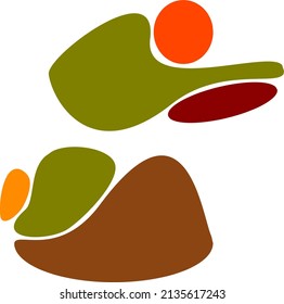 Abstract Blob Flat Illustration Vector Stock Vector (Royalty Free ...