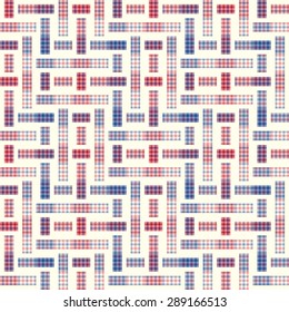 Abstract Blocks Textured Background Seamless Pattern Stock Vector ...
