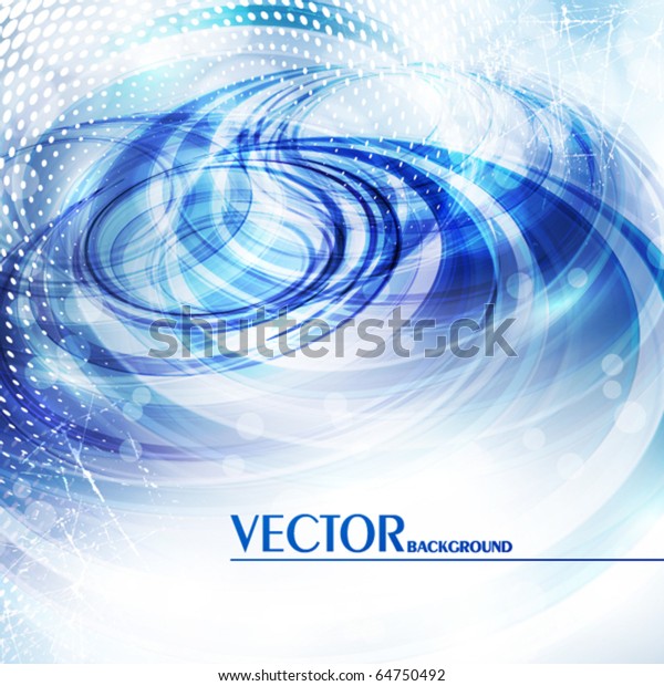 Abstract Blue Artistic Background Vector Stock Vector (Royalty Free ...