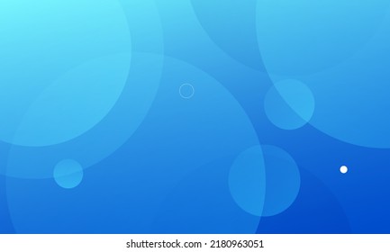 Abstract Blue Background Circles Vector Illustration Stock Vector ...