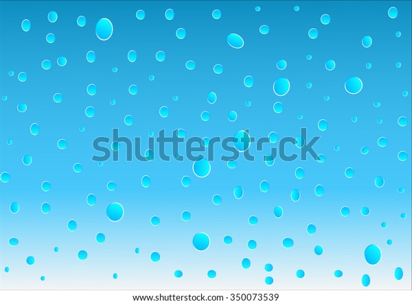 Abstract Blue Background Drop Dew Stock Vector (Royalty Free) 350073539 ...