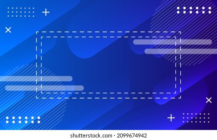 Abstract Blue Background Line Shape Gradient Stock Vector (Royalty Free ...