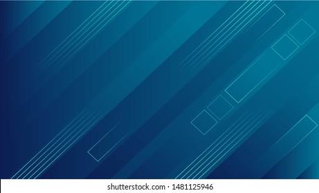Abstract Blue Background Lines Box Shapes Stock Vector (Royalty Free ...