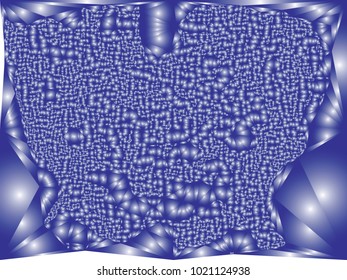 Abstract Blue Background Surface Curved Like Stock Vector (Royalty Free ...