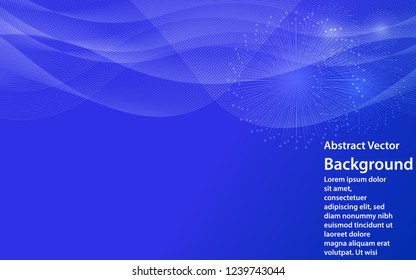 Abstract Blue Background Vector Illustration Stock Vector (Royalty Free ...
