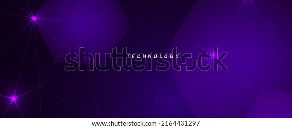 Abstract Blue Blur Effect Hexagon Decorative Stock Vector (Royalty Free ...