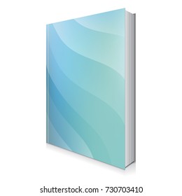 Abstract Blue Book Cover Vector Illustration Stock Vector (Royalty Free ...