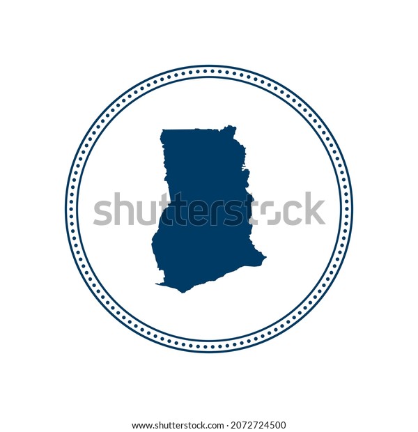 Abstract Blue Circle Dot Stamp Vector Stock Vector (Royalty Free ...