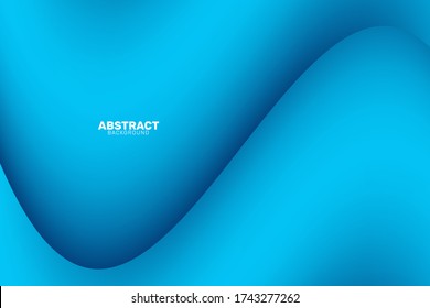 Abstract Blue Color Mesh Gradient Background Stock Vector (Royalty Free ...