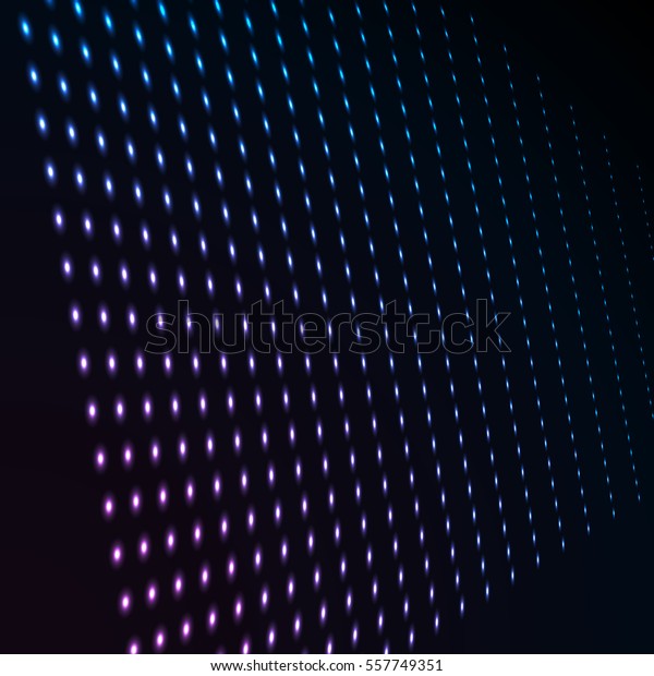 Abstract Blue Color Neon Dots Dotted Stock Vector (Royalty Free ...
