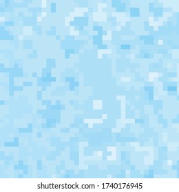 Abstract Blue Color Pixel Background Mosaic Stock Vector (Royalty Free ...