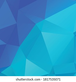 Abstract Blue Cyan Polygon Texture Background Stock Vector (Royalty ...