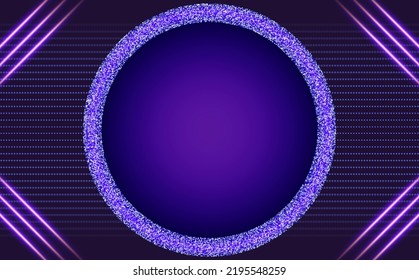 Abstract Blue Dynamic Dots Lines Vector Stock Vector (Royalty Free ...