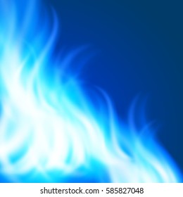 Abstract Blue Fire Background Eps10 Vector Stock Vector (Royalty Free ...